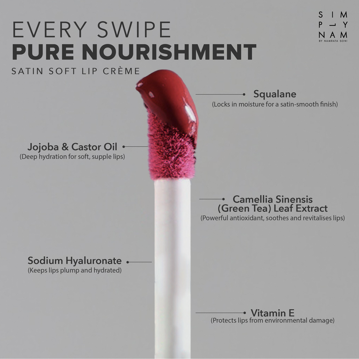 Ultra Hydrating Satin Soft Lip Crème -Rei